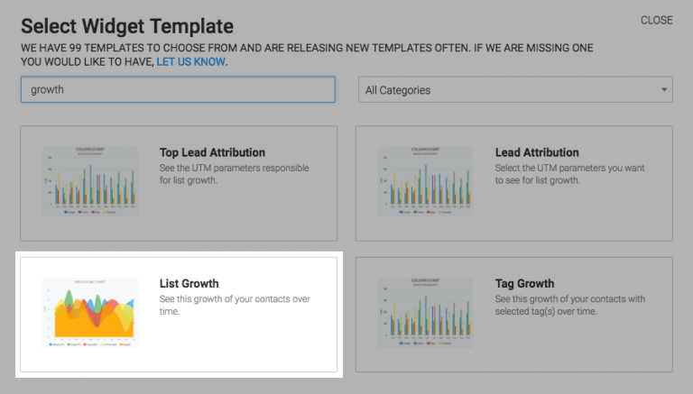 How to Set Up the Keap List Growth Report | Graphly