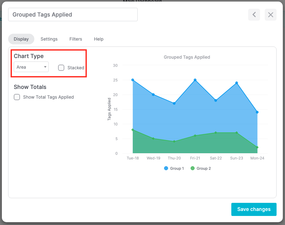 How to Configure the Grouped Tags Applied Report | Graphly