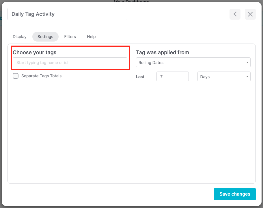 How to Configure the Daily Tag Activity Report | Graphly