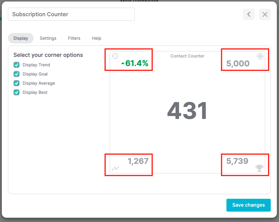 How to Configure the Subscription Counter Report | Graphly